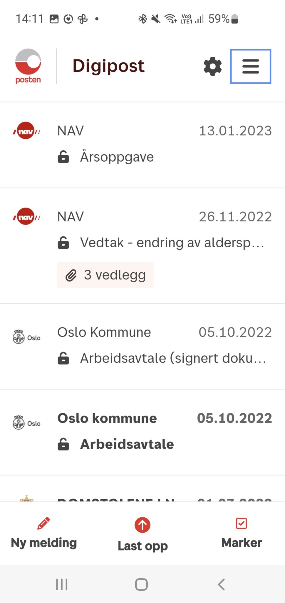 Anbefalt: App Digipost - Seniornett Norge