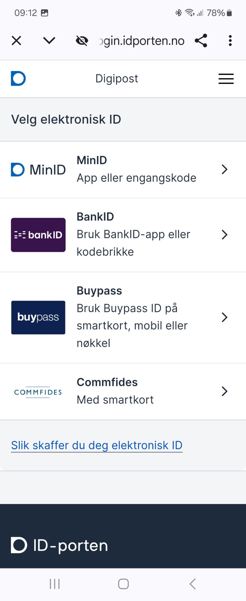 Anbefalt: App Digipost - Seniornett Norge