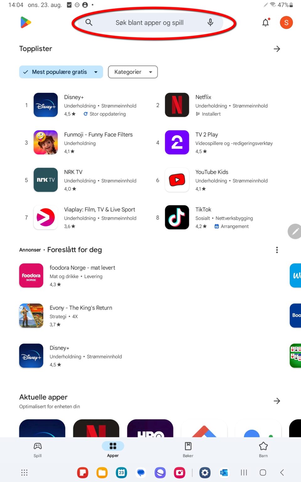 Hvordan bruke App Store og Play Butikk - Seniornett Norge