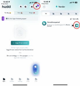 Anbefaling: app Hudd - Seniornett Norge