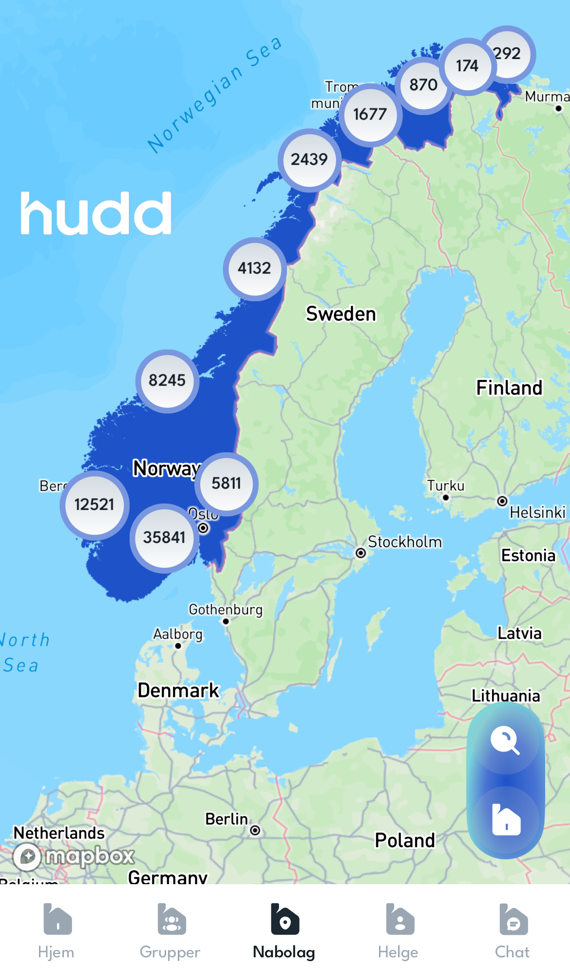 Anbefaling: app Hudd - Seniornett Norge
