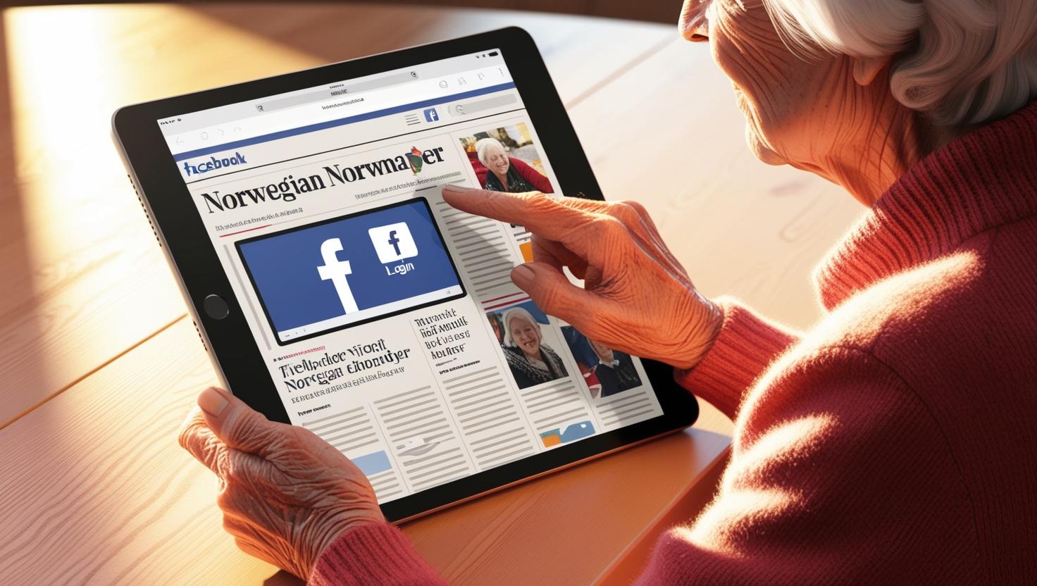 Logg inn via Facebook - Seniornett Norge